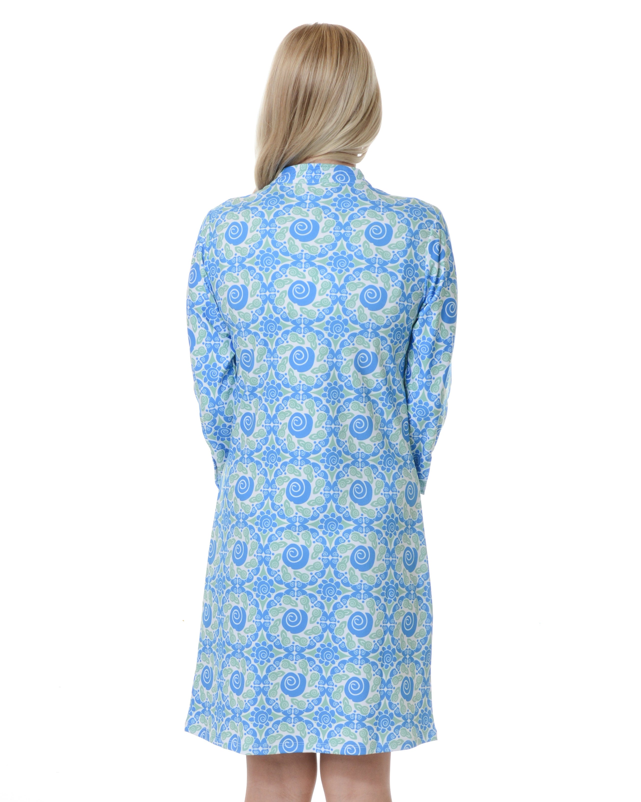 Curaçao Mock Neck Tunic – The Chelsea Gunn Collection